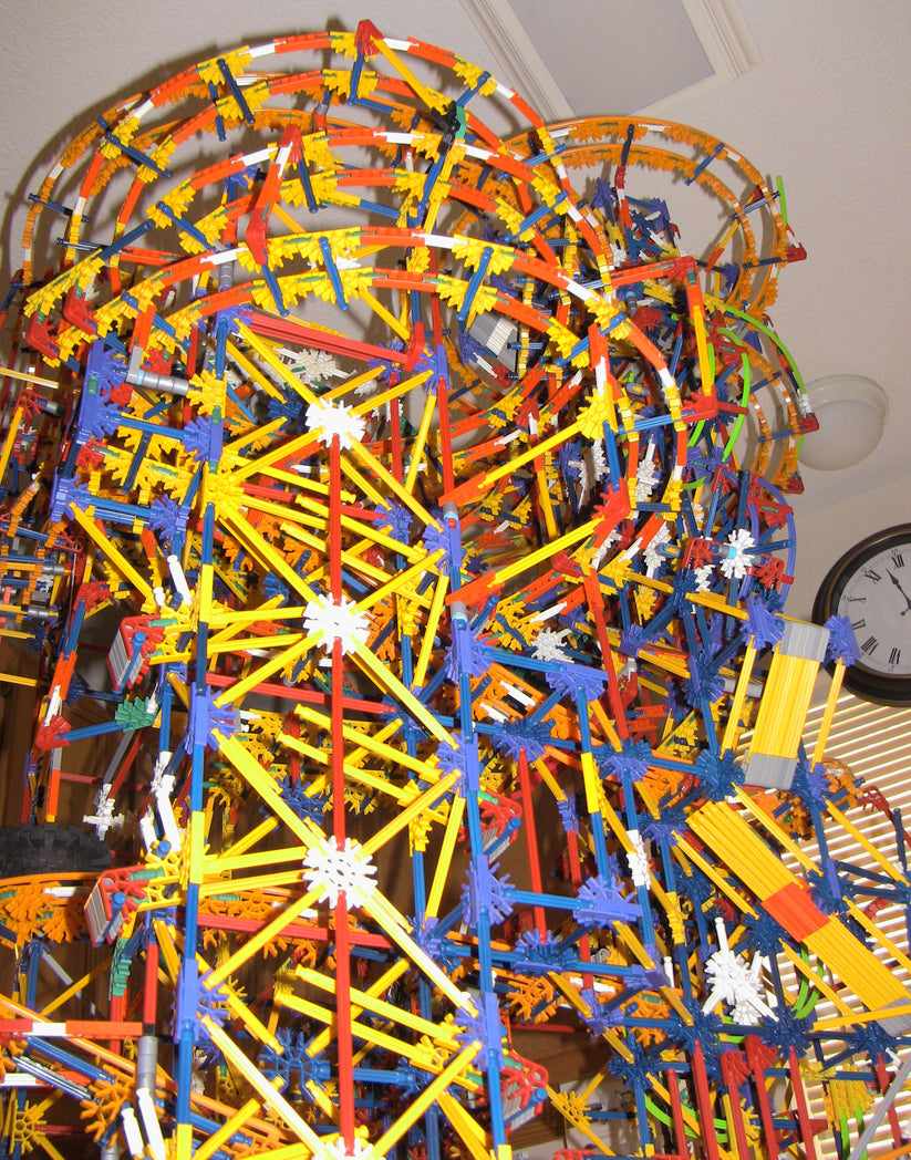 K'nex BallBuster Ball Factory Machine 8,600 Pieces COMPLETE SET W/ Bat ...